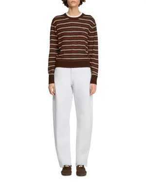 Sandro Mabel Wool Layered Effect Sweater