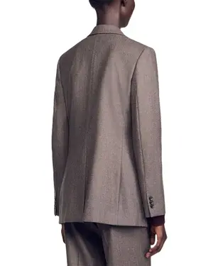 Sandro Alix Wool Blazer