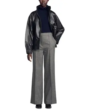 Sandro Alden Buckle Tab Suit Pants