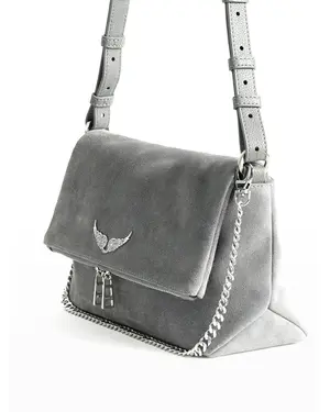 Zadig&Voltaire Rocky Ii Suede Shoulder Bag