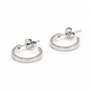 CIER Small Hoops Silver