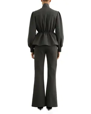 TOCCIN Ida Zip Front Mock Neck Jacket