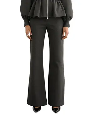 TOCCIN Gaia Mid Rise Flare Leg Pants