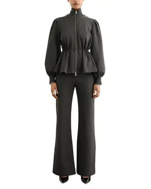 TOCCIN Gaia Mid Rise Flare Leg Pants
