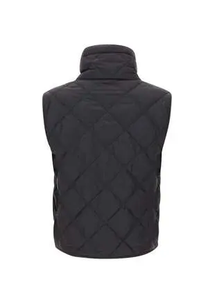 Max Mara Quilted Padded Gilet - Black