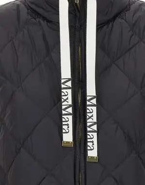 Max Mara Quilted Padded Gilet - Black