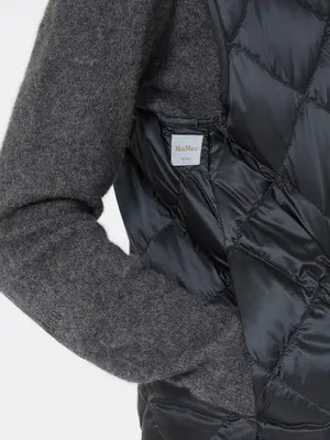 Max Mara Quilted Padded Gilet - Black
