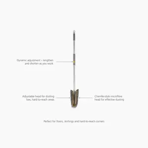 JOSEPH JOSEPH Cleantech Adjustable Floor Duster