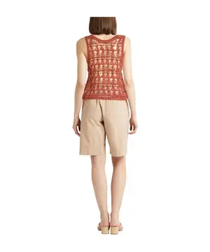 Brunello Cucinelli Solid-colored Sleeveless Knit Top