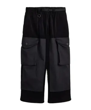Y3 Integrated Belt Cargo Pants - Black