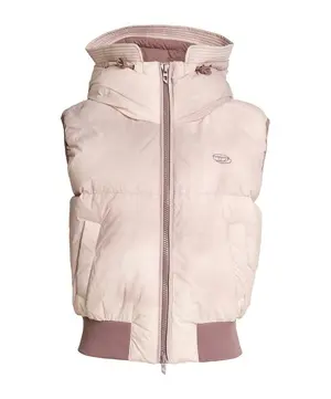 DIESEL® Two-tone Sleeveless Hooded Down Vest - No