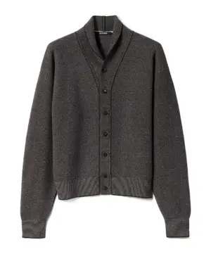 Jacquemus Le Cardigan Pelota Shawl Cardigan - Grey
