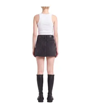Rag & Bone Colorful Denim Midi Skirt