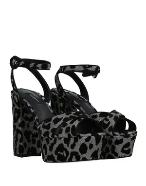 Dolce & Gabbana Leopard-print Velvet Shoes