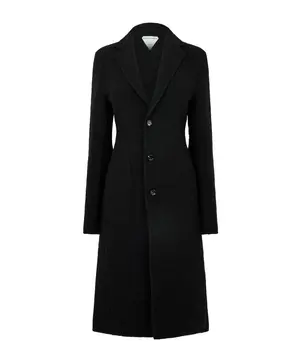 Bottega Veneta Tailored Overcoat - Black