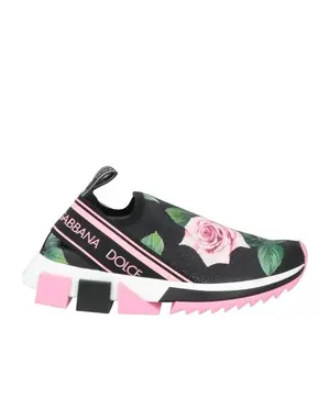 Dolce & Gabbana Floral-pattern Sock Shoes