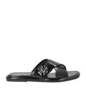 Tory Burch Glossy Leather Sandals
