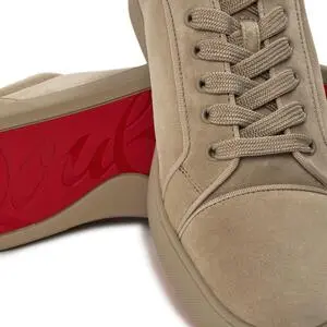 CHRISTIAN LOUBOUTIN Suede Lowtop Sneaker