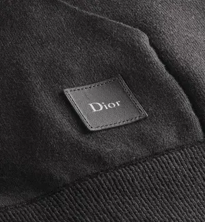 Dior Hooded Zipped Cardigan - Black