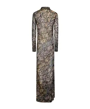 Dries Van Noten Long Floral Dress