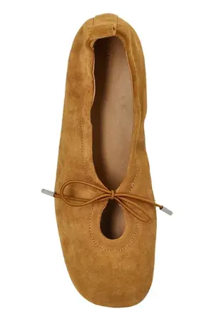 ALOHAS Bow-detail Ballet Flats