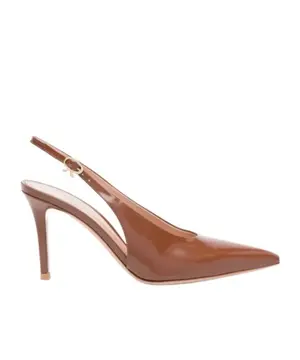 GIANVITO ROSSI Robbie 85mm Slingback Pumps - Brown