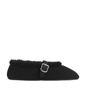 Alaïa Round-toed Ballet Shoes