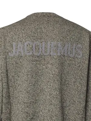 Jacquemus The Moulin Knitted Cardigan - Green