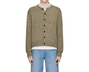 Jacquemus Logo-intarsia Button-up Cardigan - No