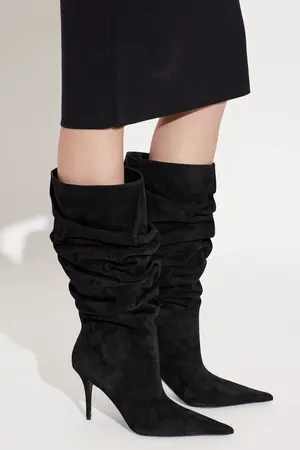 Amina Muaddi Anok High-heeled Tall Boots