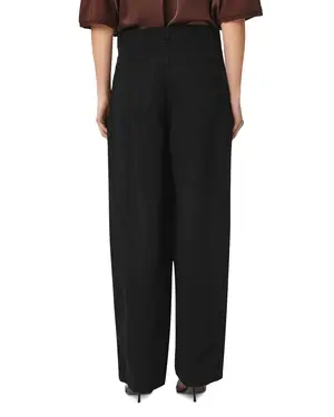 ALLSAINTS Phi Pleated Trousers - Black