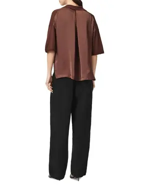 ALLSAINTS Phi Pleated Trousers - Black