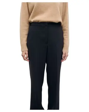 Gerard Darel Mili Midi Rise Straight Leg Pants - Brown
