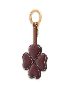 Gerard Darel 4 Feuilles Leather Bag Charm