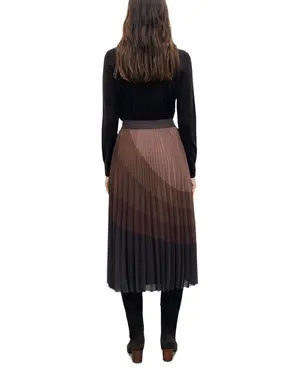 Gerard Darel Taryn Pleated Midi Skirt