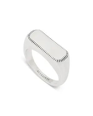 ALLSAINTS Phoebe Signet Ring - Warm Silver