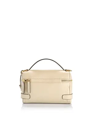 Chloé Paddington Mini Leather Vanity Crossbody - Cloudy Cream