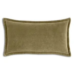 HUDSON PARK COLLECTION Velvet Decorative Pillow, 12 X 22 Exclusive - Pickle Olive