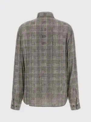 Ermanno Scervino Prince Of Wales Print Viscose Shirt With French Collar