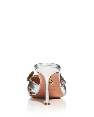 AQUAZZURA Papillon 75 Mules