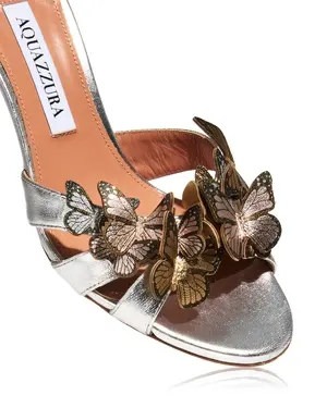 AQUAZZURA Papillon 75 Mules