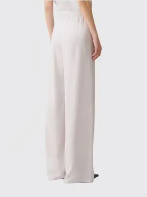 Fabiana Filippi High-waisted Wide-leg Palazzo Trousers With Elastic Waistband - Grey