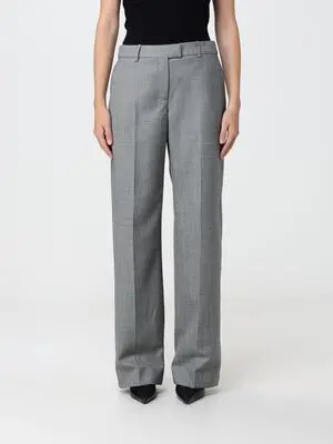 Alexander McQueen Tailored Wide-leg Wool Trousers With Off-center Closure