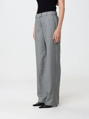 Alexander McQueen Tailored Wide-leg Wool Trousers With Off-center Closure