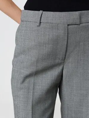 Alexander McQueen Tailored Wide-leg Wool Trousers With Off-center Closure