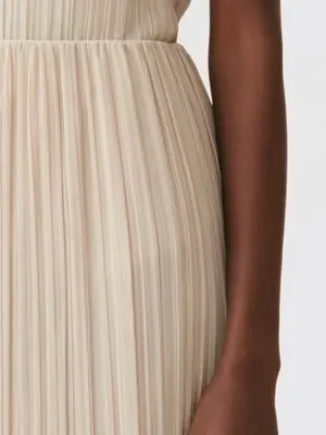 Fabiana Filippi Pleated Crêpe Maxi Skirt With A High-waist Design