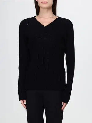 LEMAIRE Pure Wool V-neck Jumper With Ribbed Trims