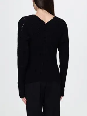 LEMAIRE Pure Wool V-neck Jumper With Ribbed Trims