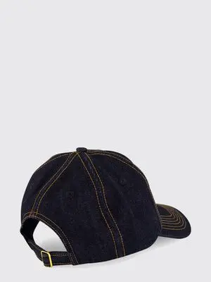 Casablanca Cotton Baseball Cap With Embroidered Logo And Adjustable Strap - Blue