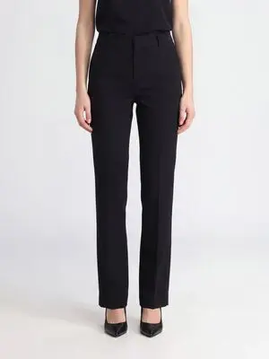PT TORINO Mid-rise Wool Skinny Tailored Trousers - Black